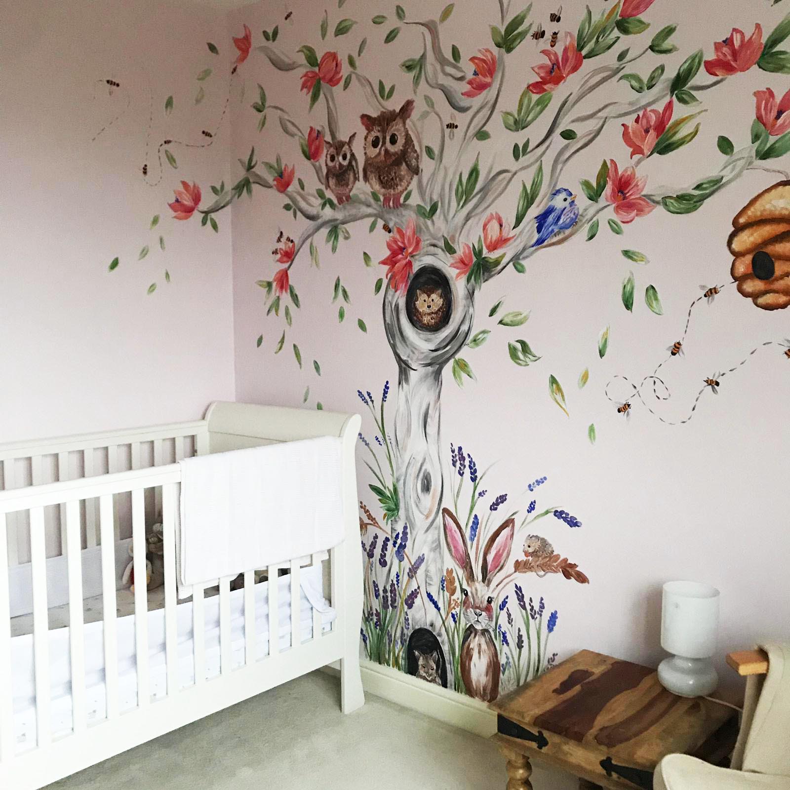 charloote wall mural for people per hour – Rachel Firth